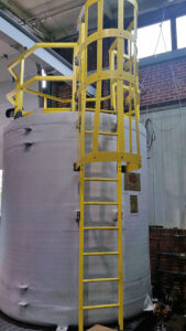 Fiberglass Caged and Fixed Ladders | Safety Cages & Ladders ...