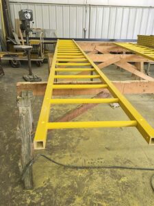 Fiberglass Caged and Fixed Ladders | Safety Cages & Ladders ...